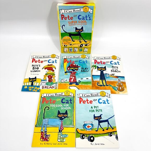 Harper | Toys | Pete The Cats Super Cool Book Reading Collection My ...